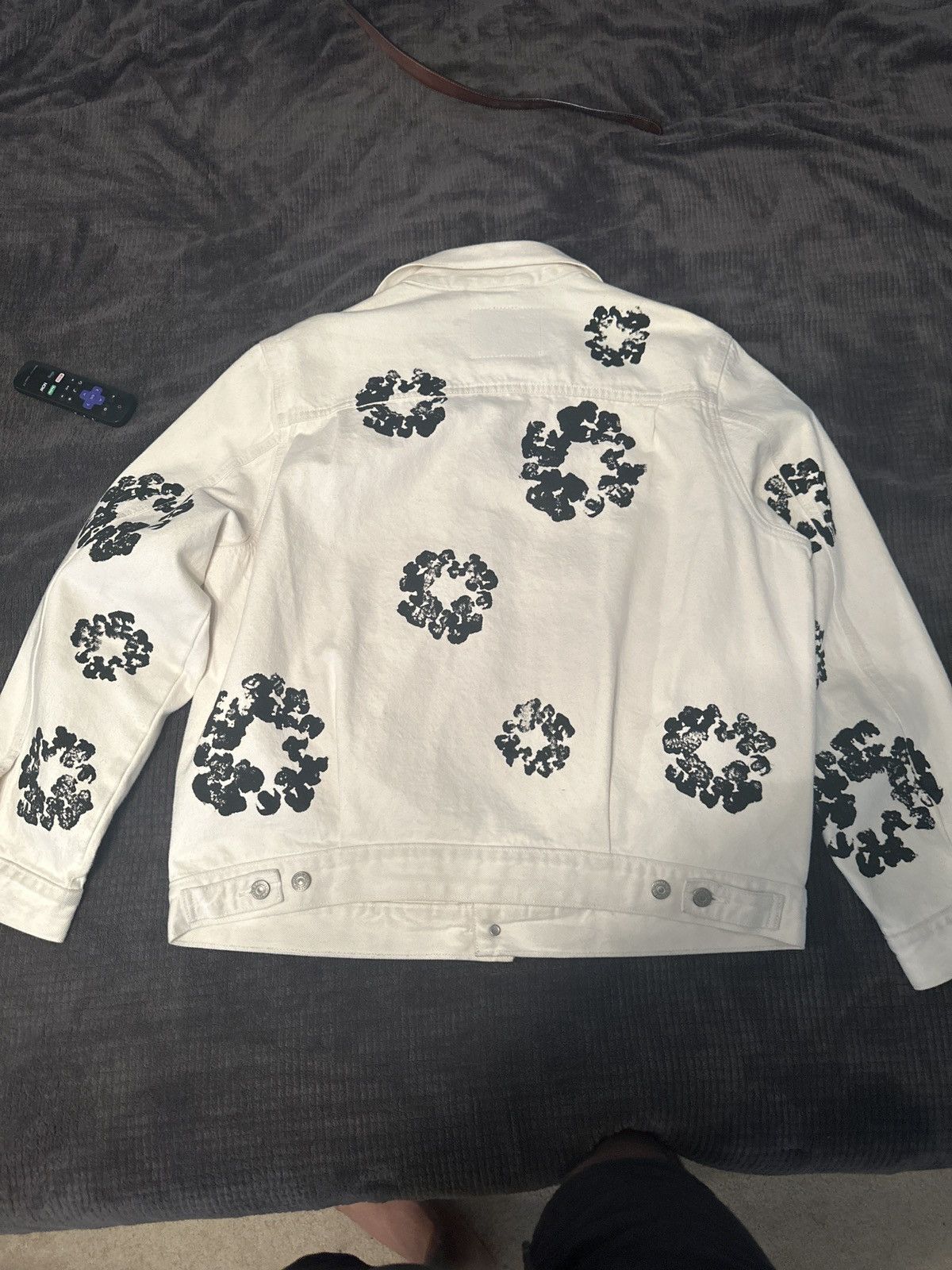 DENIM TEARS Denim Tears White Levi Jacket | Grailed