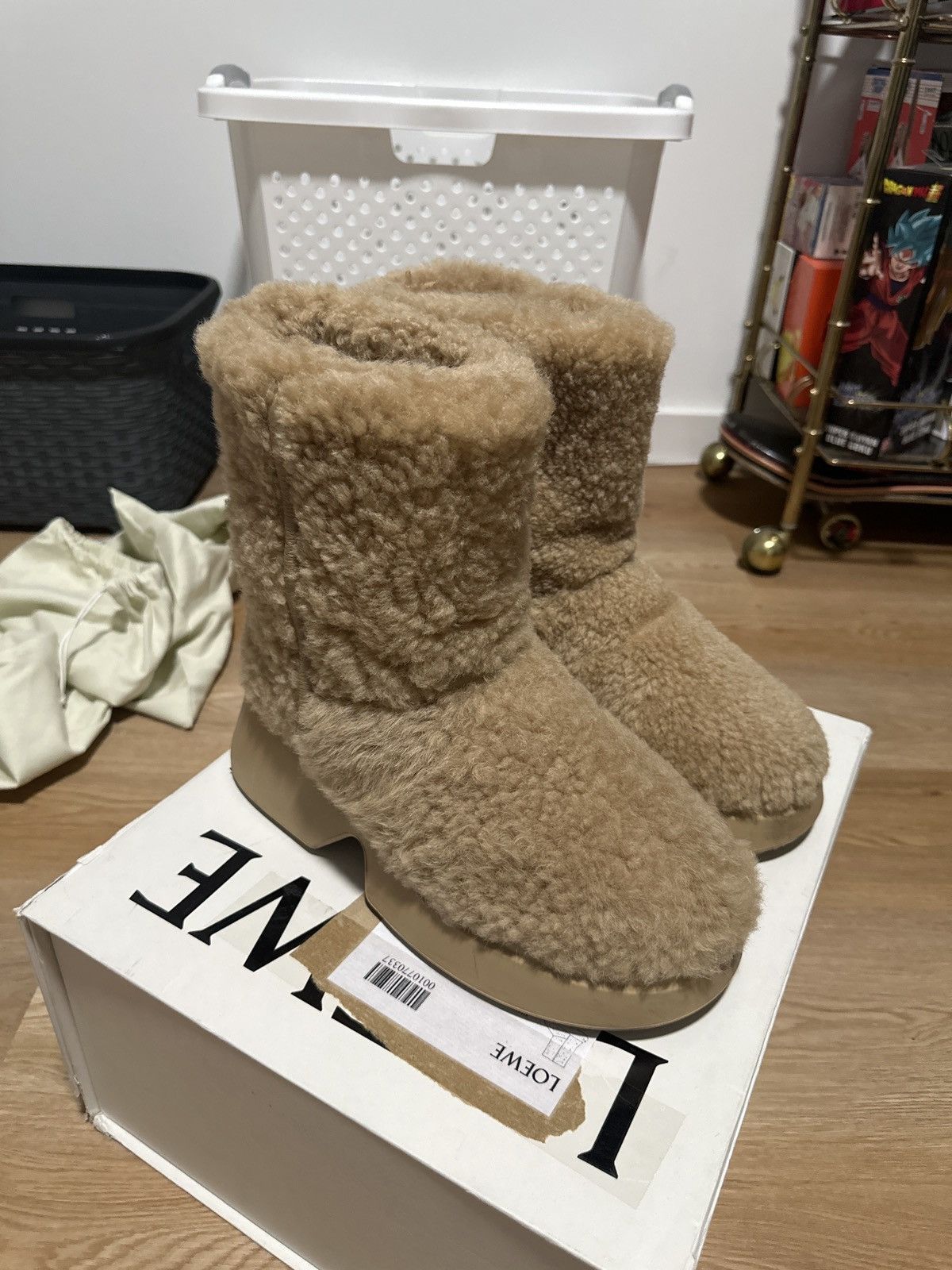 Loewe Loewe Shearling Wedge Boot | Grailed