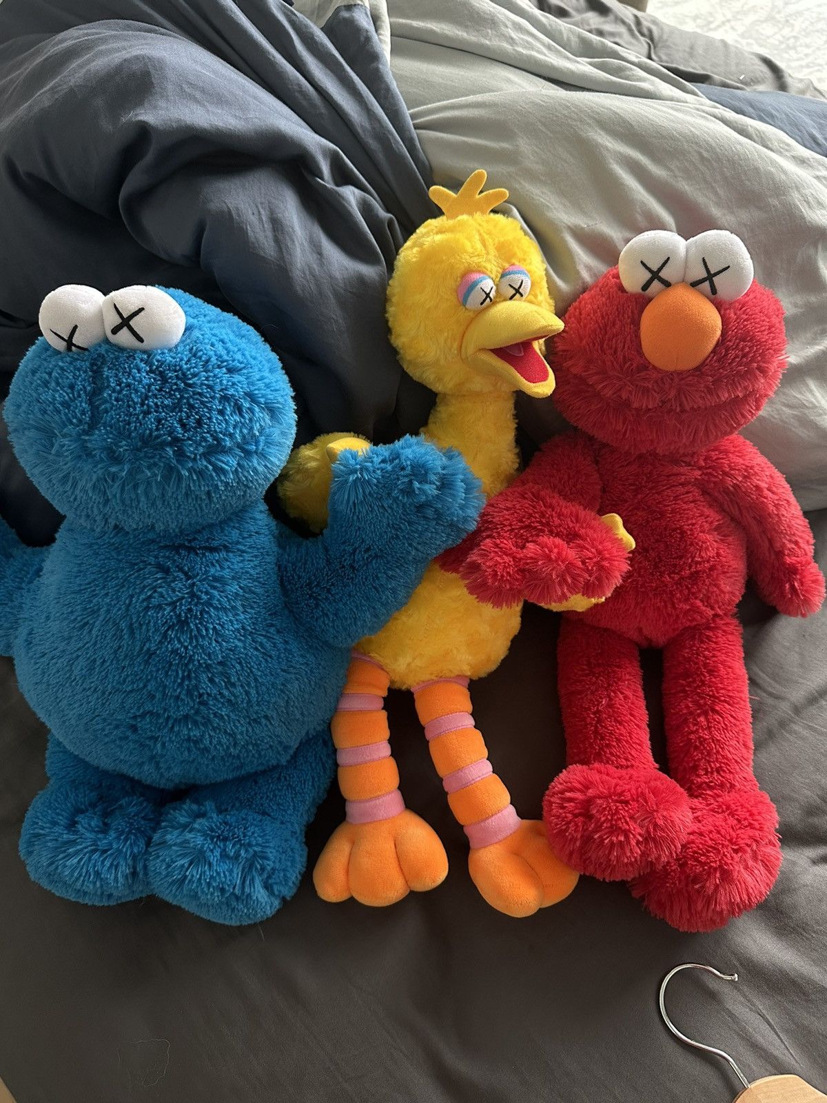 Kaws × Uniqlo KAWS X Uniqlo X Sesame Street Plush SET | Grailed