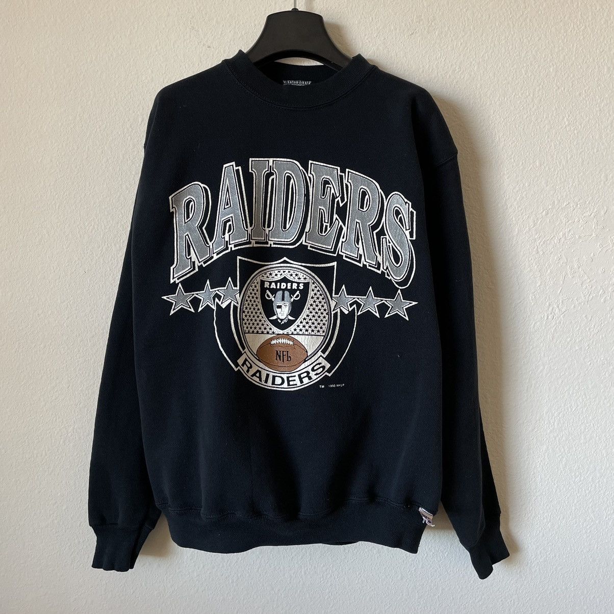 Logo 7 × NFL Vintage 1990 Los Angeles Raiders NFL Logo 7 Sweatshirt ...