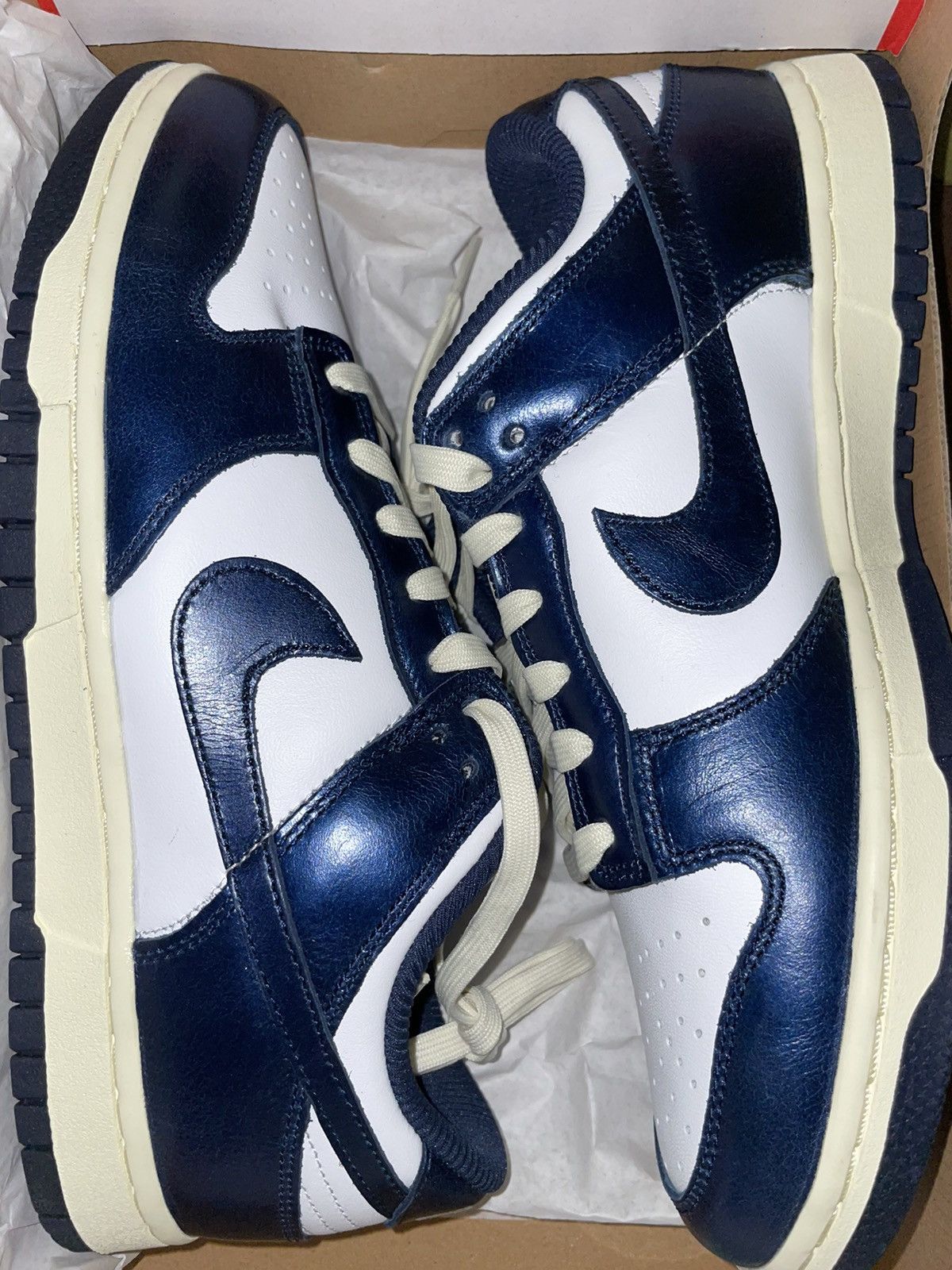 Nike Wmns Dunk Low Premium “ Vintage Navy “ | Grailed
