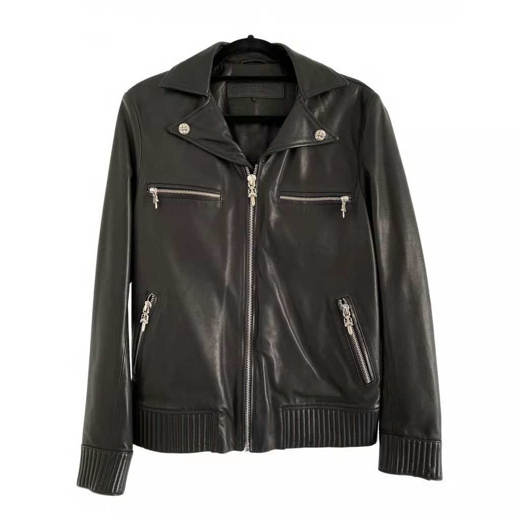 Chrome Hearts Chrome Hearts Leather Jacket | Grailed
