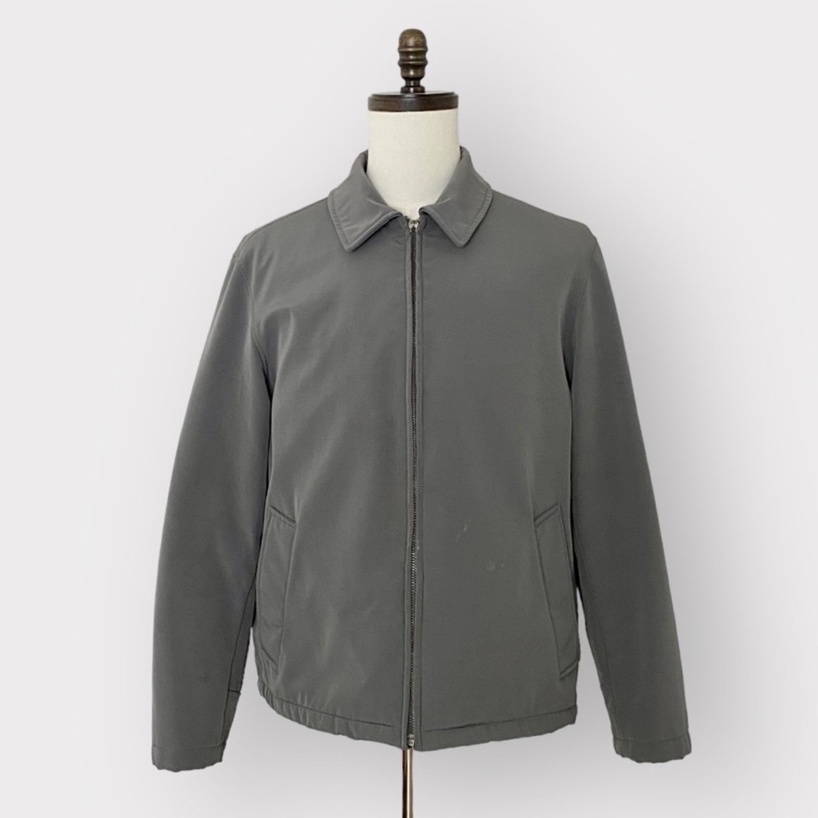Kenneth Cole Kenneth Cole Reaction Bomber Jacket Dark Grey | Grailed