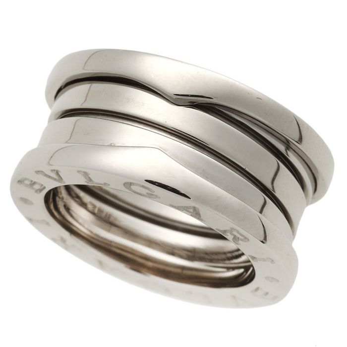 Bvlgari Bulgari BVLGARI B-ZERO1 B Zero One Ring 3 Band K18WG #45 No. 5 323525 White Gold | Grailed