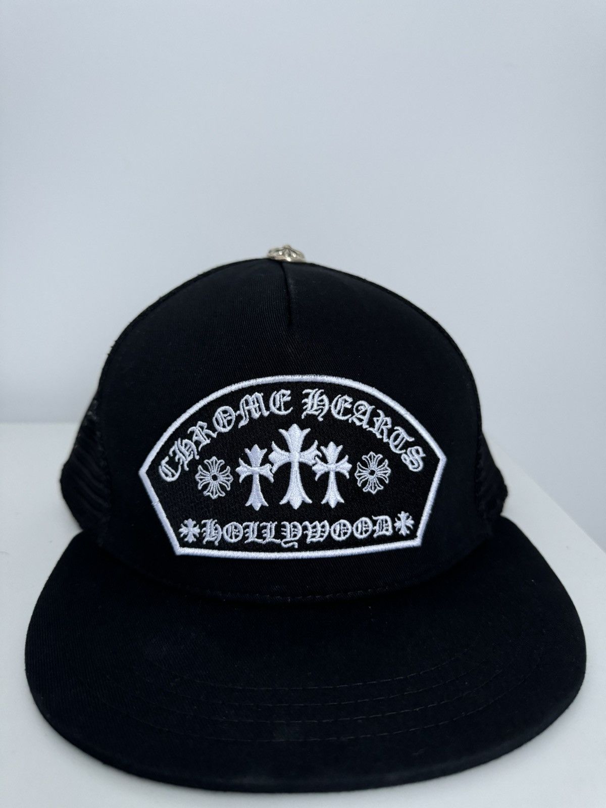 Chrome Hearts Triple Cross Trucker Hat (NEW) | Grailed