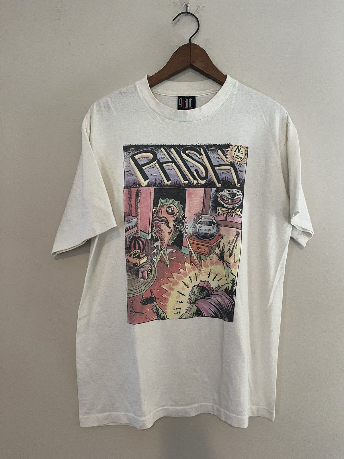 Band Tees × Vintage vintage rare 94 phish fall tour with pollock art 🔥 ...
