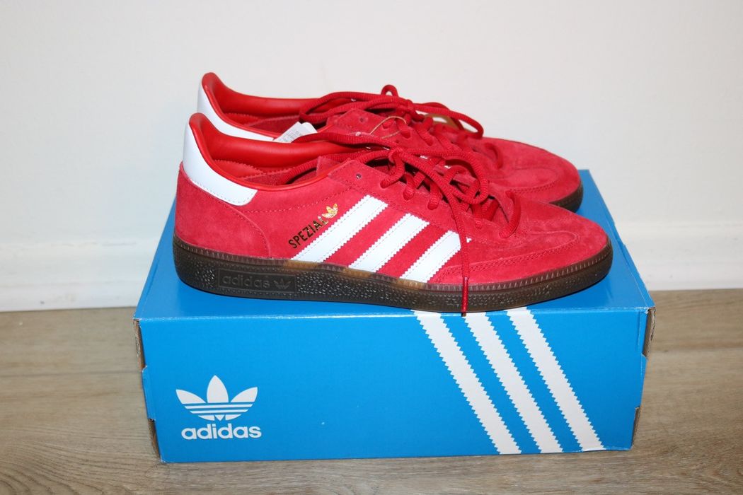 Adidas Red Adidas Handball Spezial Scarlet Gum sneakers | Grailed