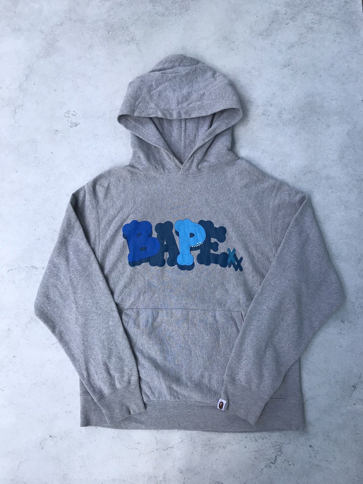 Bape Bape x Kaws Pullover Hoodie | Grailed