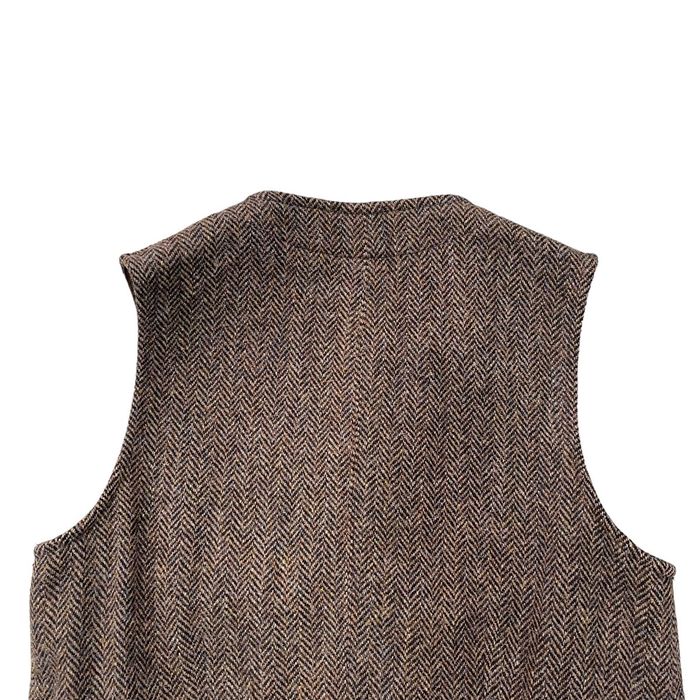 Vintage Vintage Filson Garment Harris Tweed Wool Multi-Pocket Vest ...