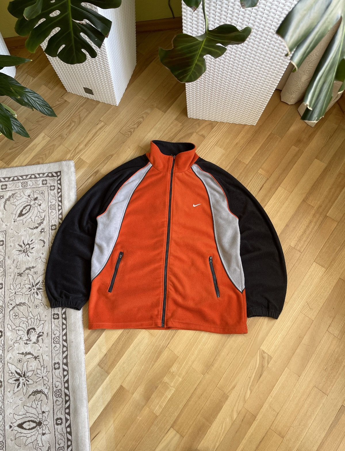 Nike Vintage 90s Bootleg Nike Zip Fleece Sweatshirt | Grailed