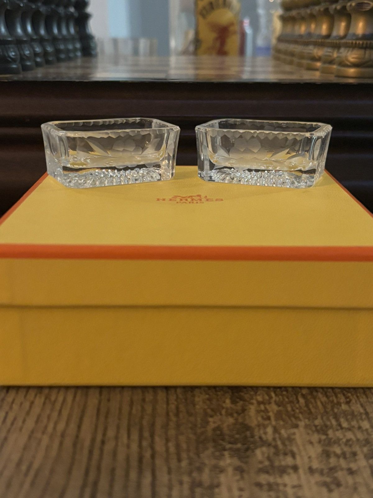 Hermes Hermes Crystal pinch pots | Grailed