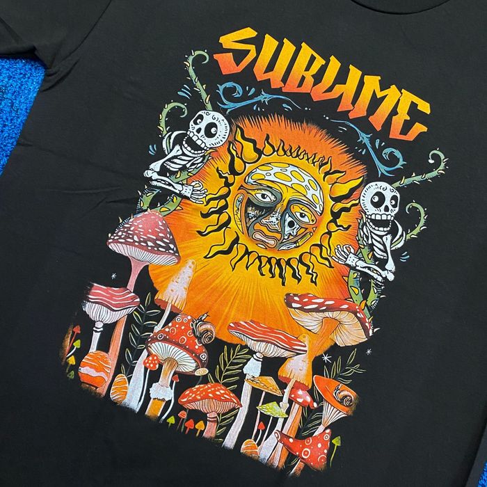 Tour Tee Sublime 40 oz to Freedom Magic Mushroom Rock Tee XL | Grailed