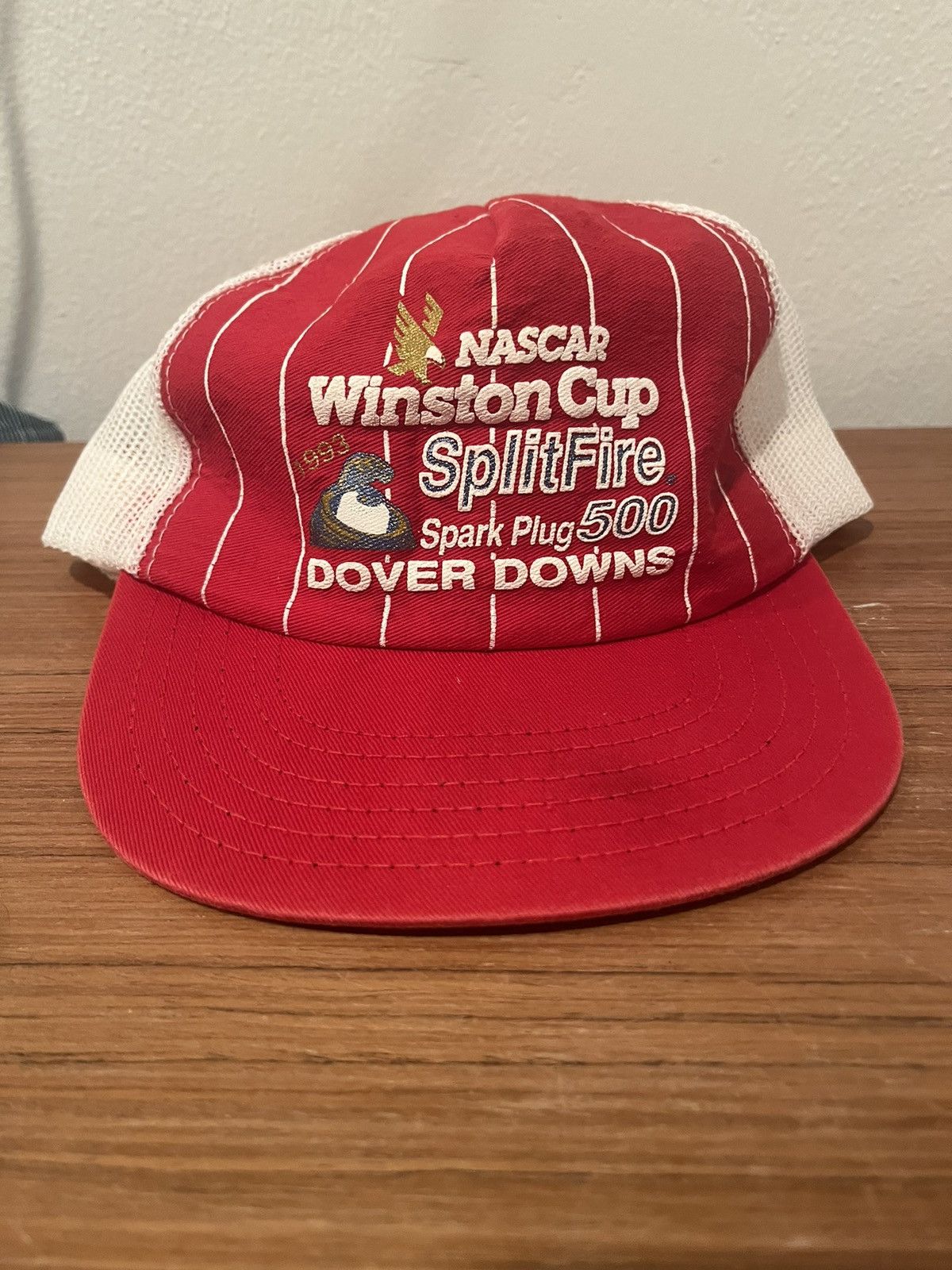 NASCAR × Vintage VIntage 1993 NASCAR Winston Cup Red SnapBack Trucker ...