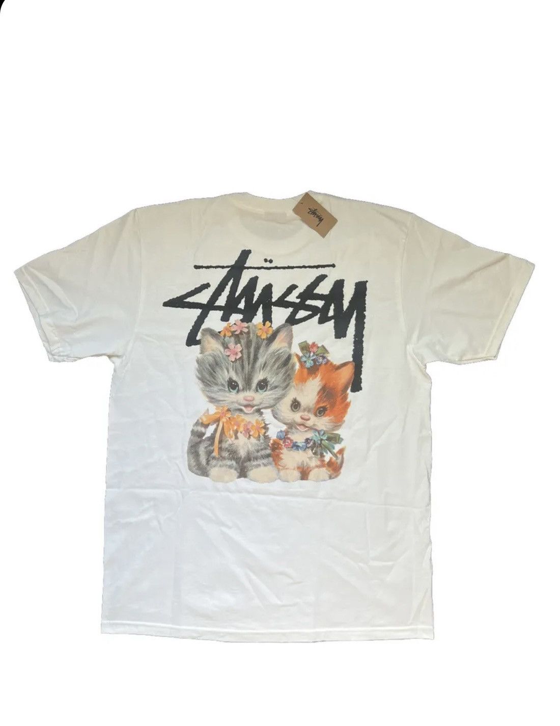 Stussy Stussy Kittens Tee (White) | Grailed