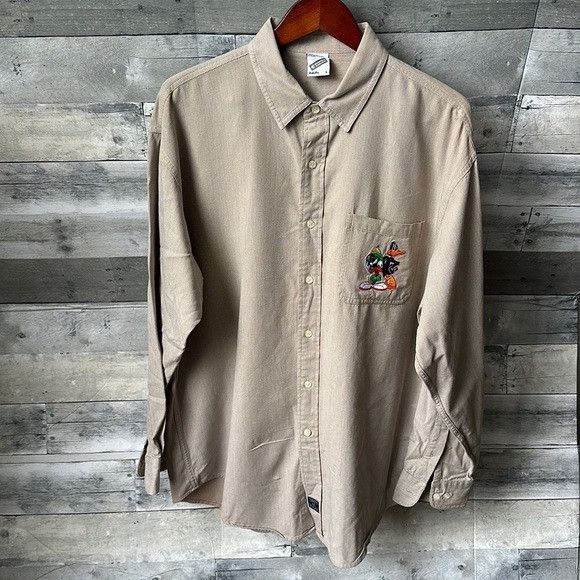 Streetwear × Vintage × Warner Bros VINTAGE 1998 LOONEY TUNES BUTTON ...