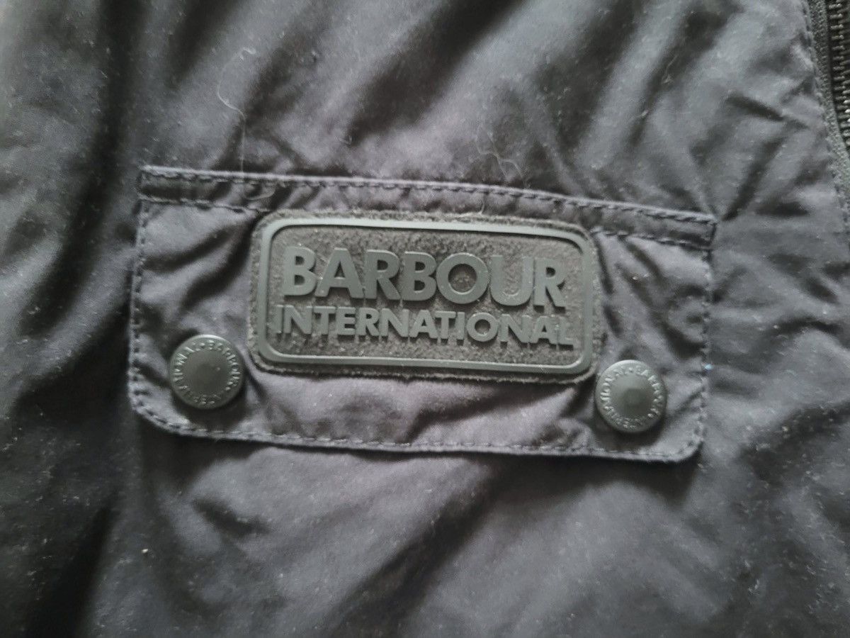 Barbour Barbour International Sprocket Waxed Bomber Jacket | Grailed
