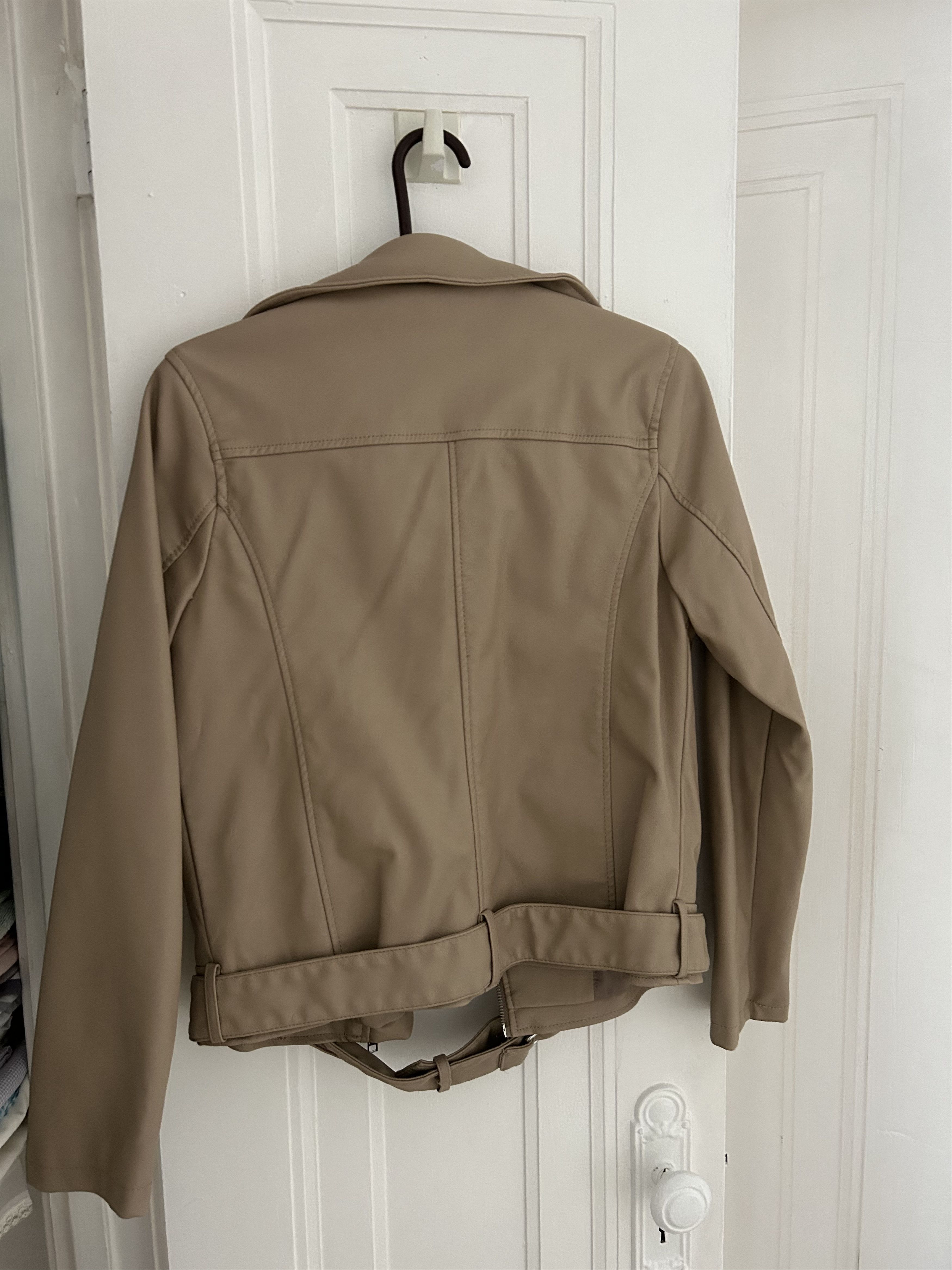 Forever 21 × Streetwear Forever 21 Belted Moto Jacket NWT S Faux ...