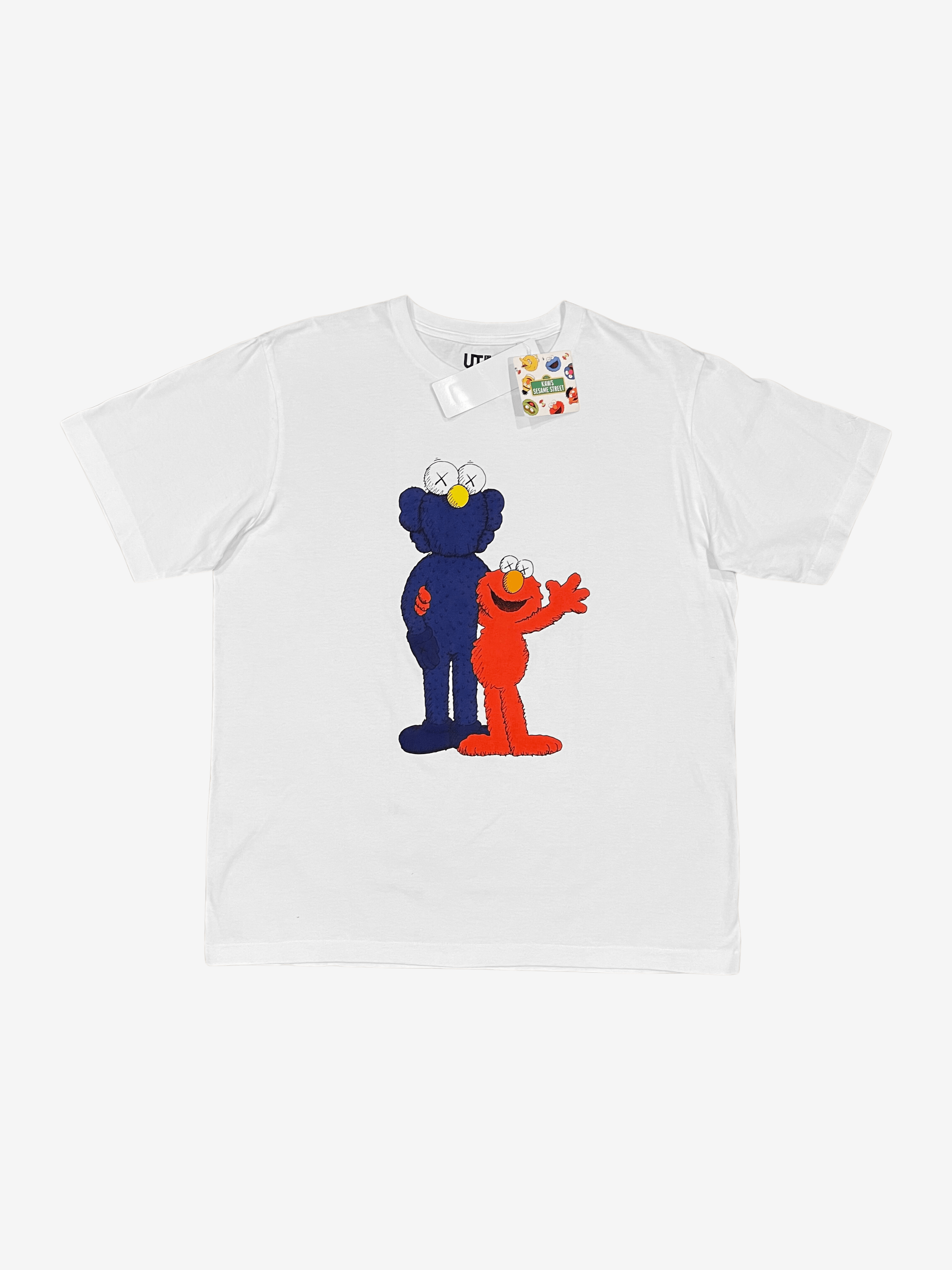 Kaws × Uniqlo KAWS x Uniqlo x Sesame Street White BFF Elmo Tee | Grailed
