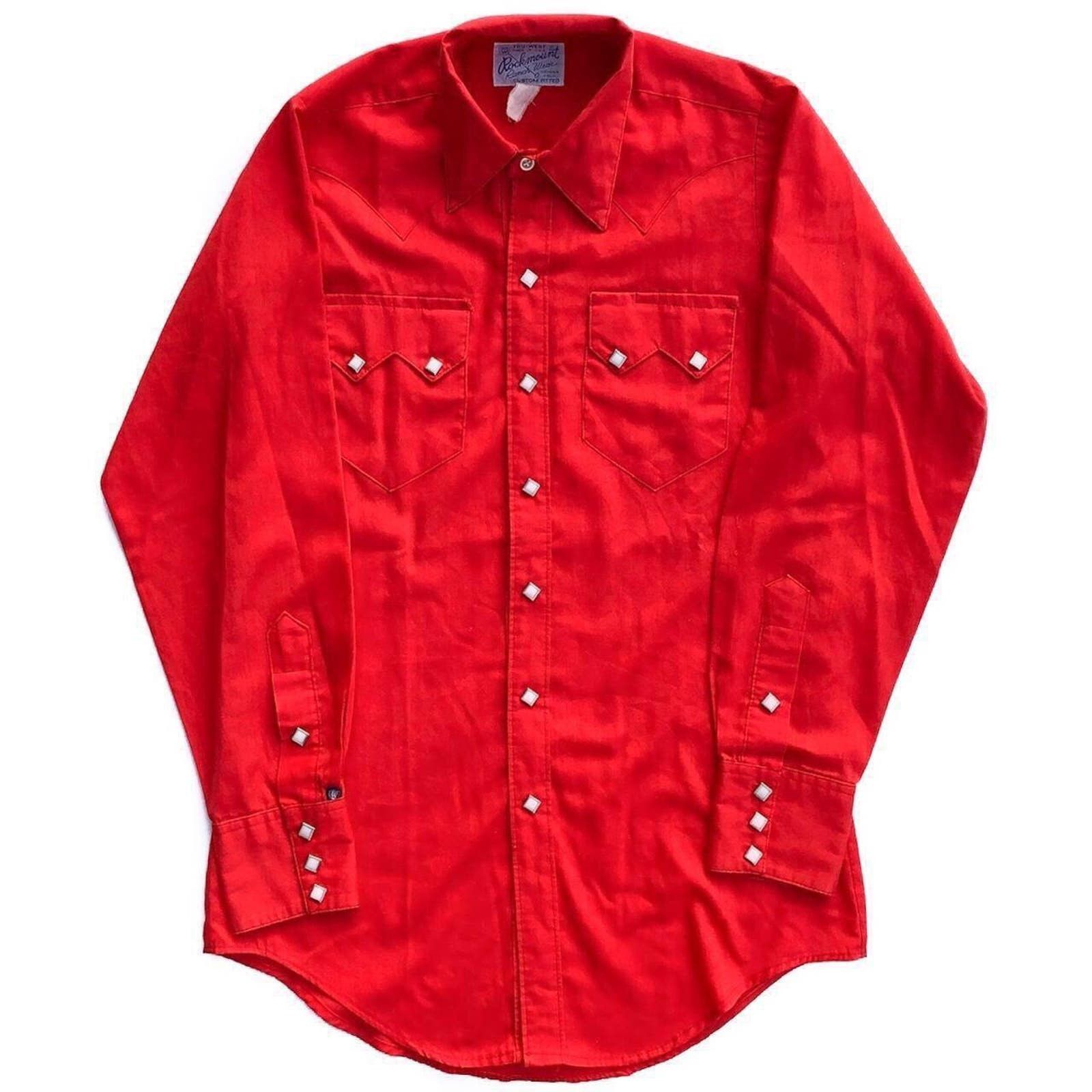 Vintage red western shirt Rockmount Ranch Wear 80s 1980s vintage | Grailed