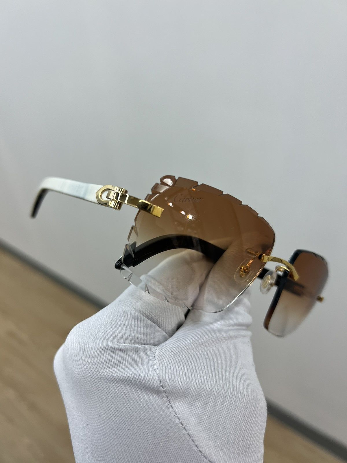 Cartier Cartier Whit Buffs With Diamond Cut Lenses Grailed