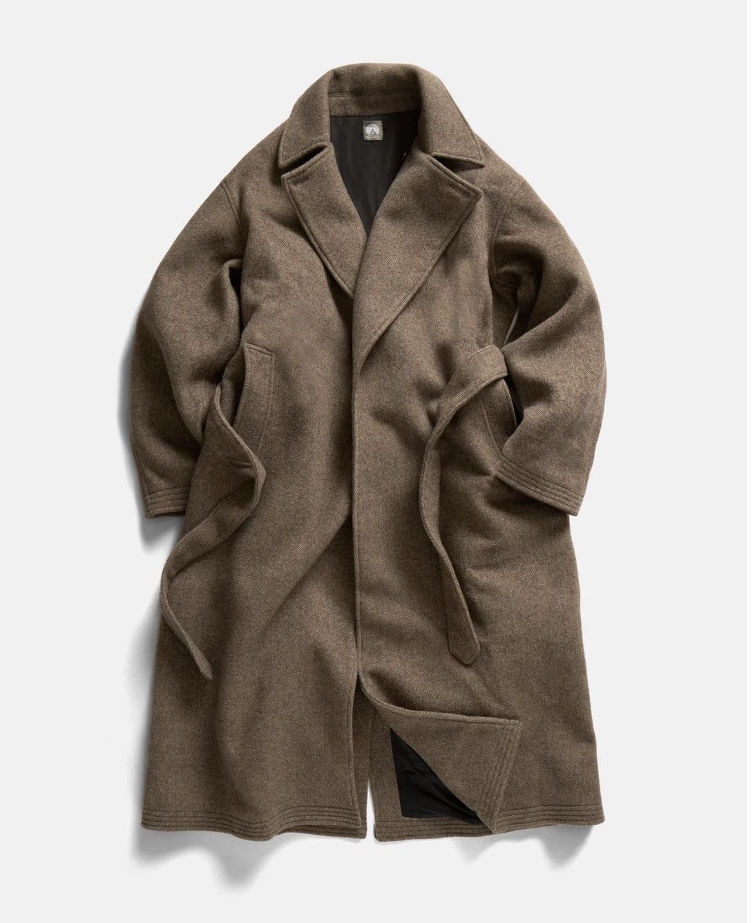18 East BELTED BRIDGE COAT - BRUSHED WOOLEN HERRINGBONE | Grailed