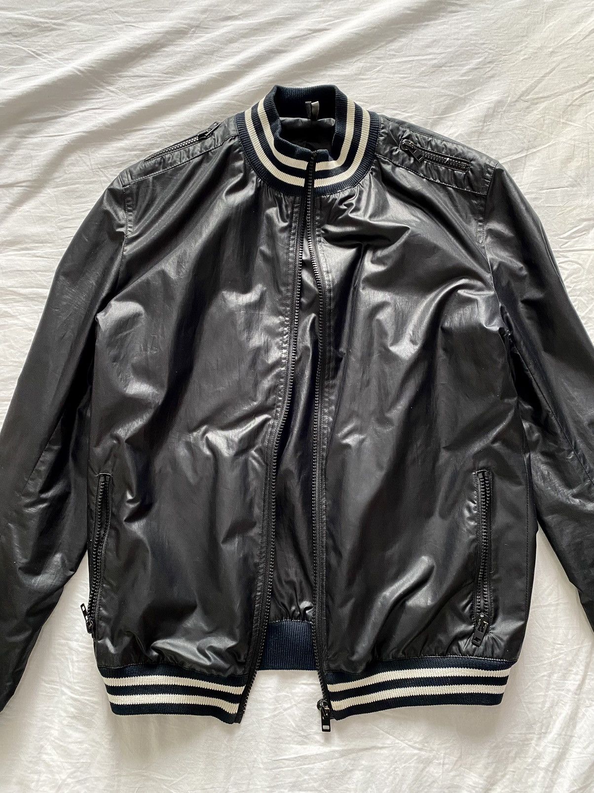 Dior Dior SS06 Varsity Bomber Jacket Nylon by Hedi Slimane | Grailed