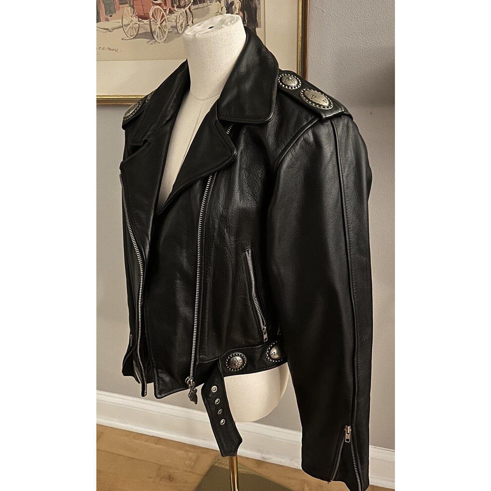 Harley Davidson Harley-Davidson Leather Hacienda Silver Concho ...