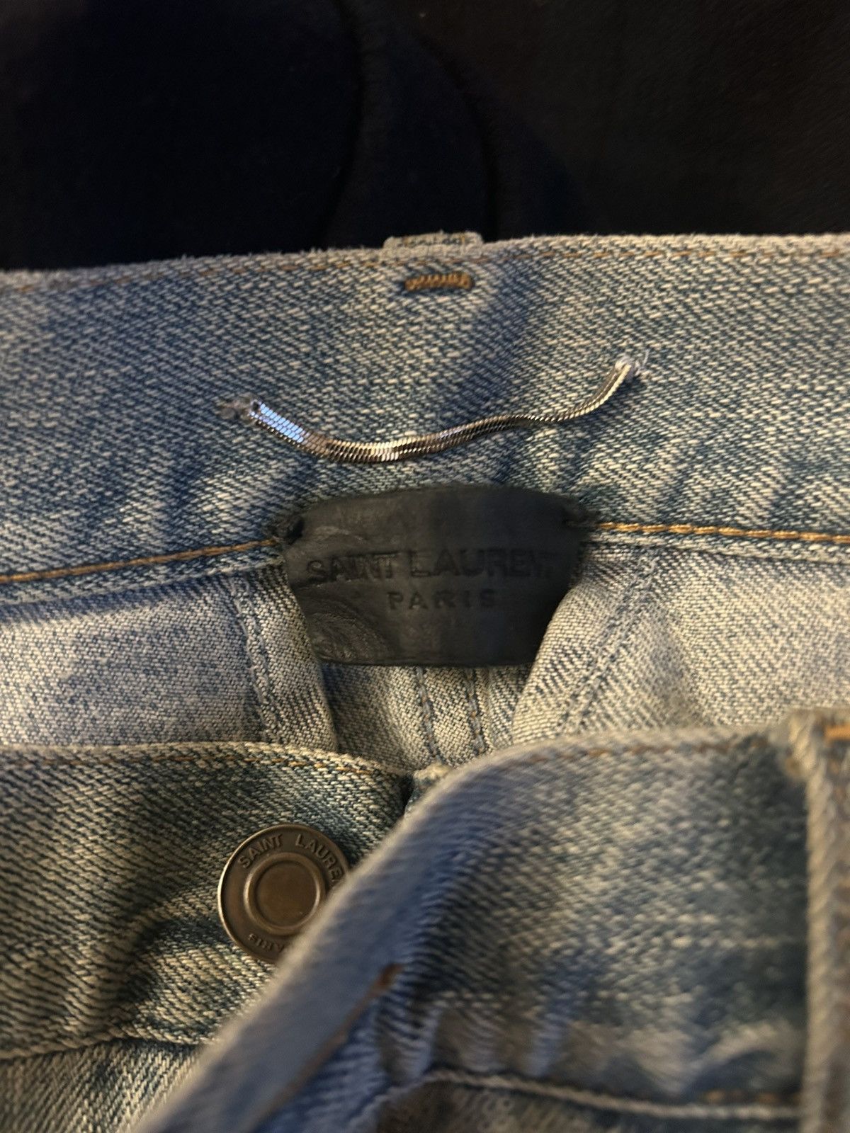 Saint Laurent Paris Saint Laurent D02 Ripped Jeans | Grailed