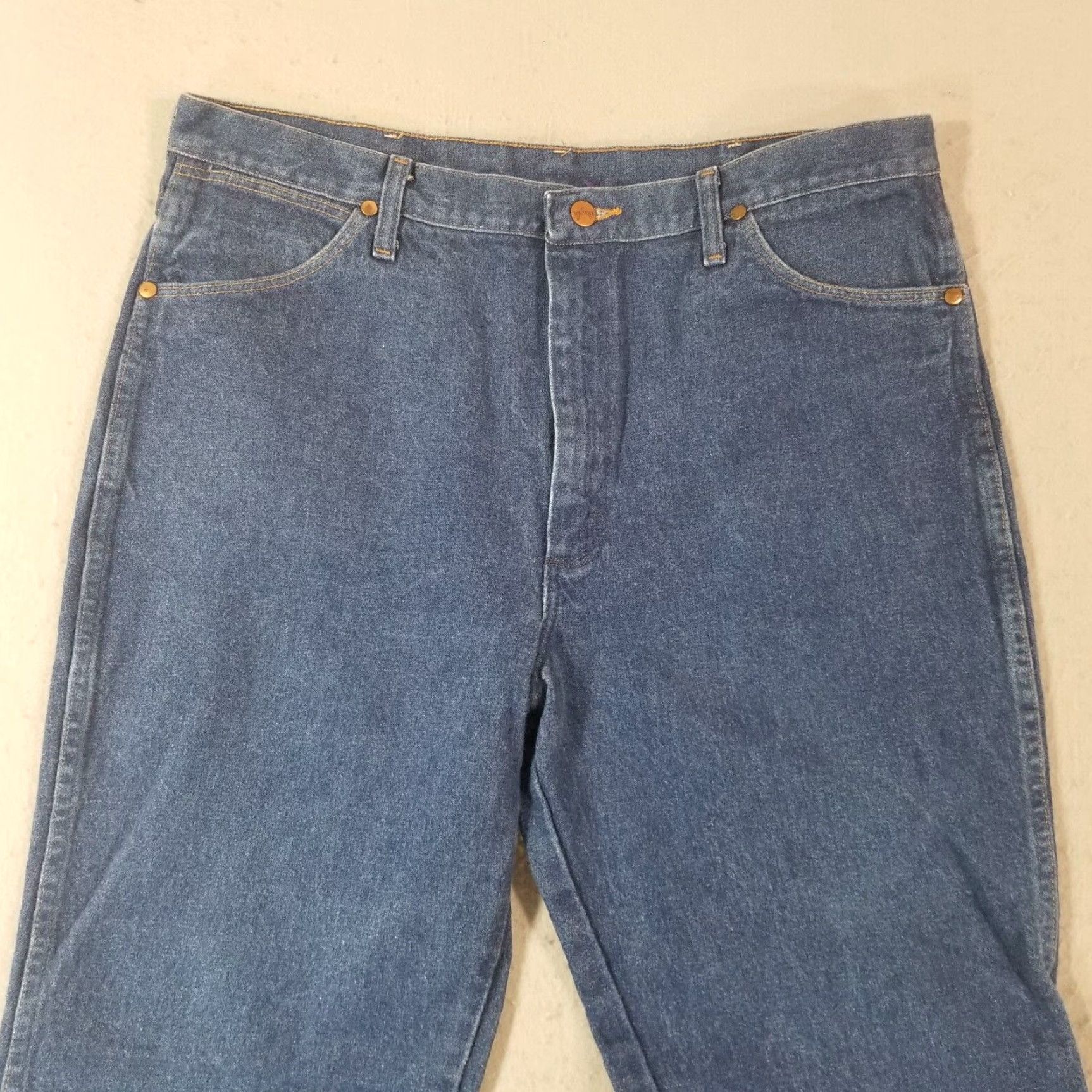 Wrangler Wrangler Mens 38x29 Extra Large XL Cowboy Cut Straight Blue ...