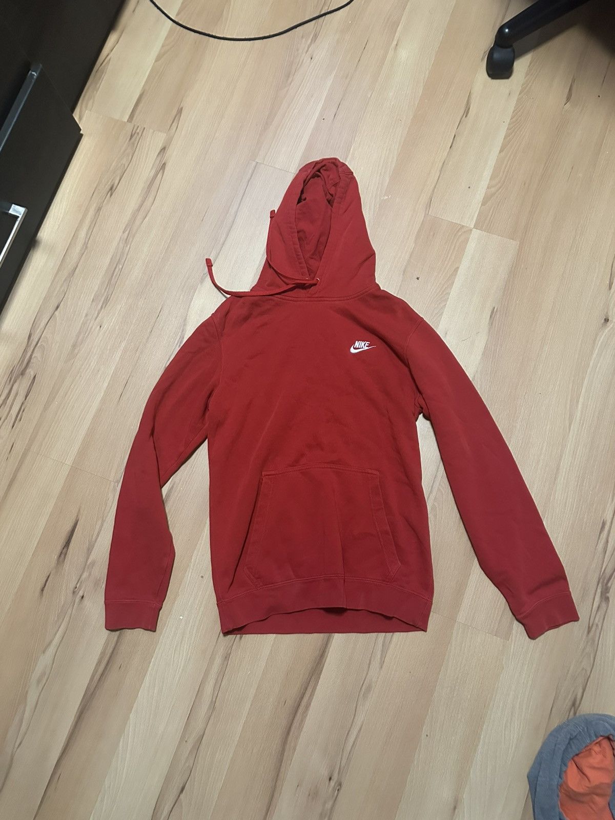 Nike Red Swoosh Logo Nike Hoodie | Grailed