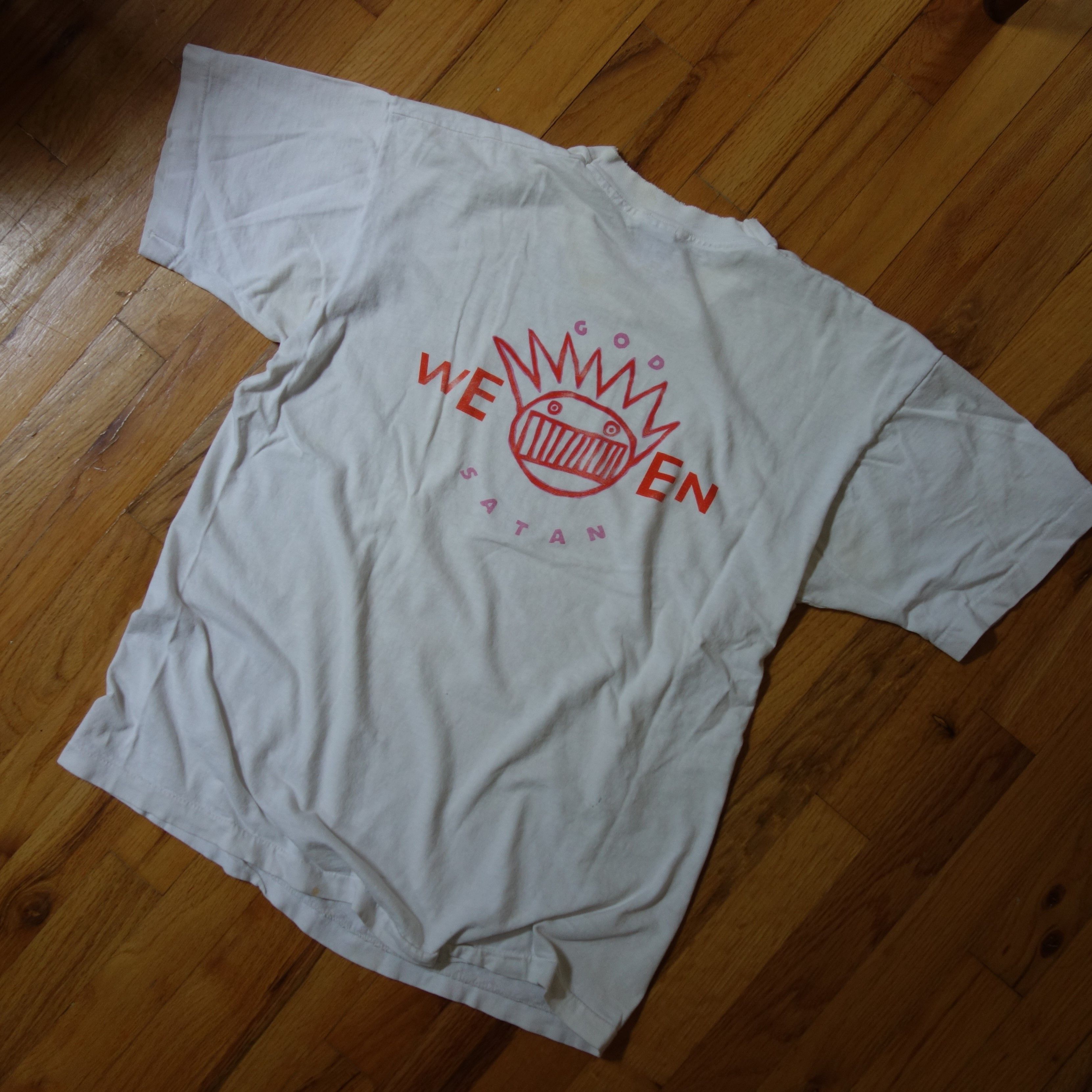 Vintage rare 1990 WEEN GodWEENSatan promo shirt | Grailed