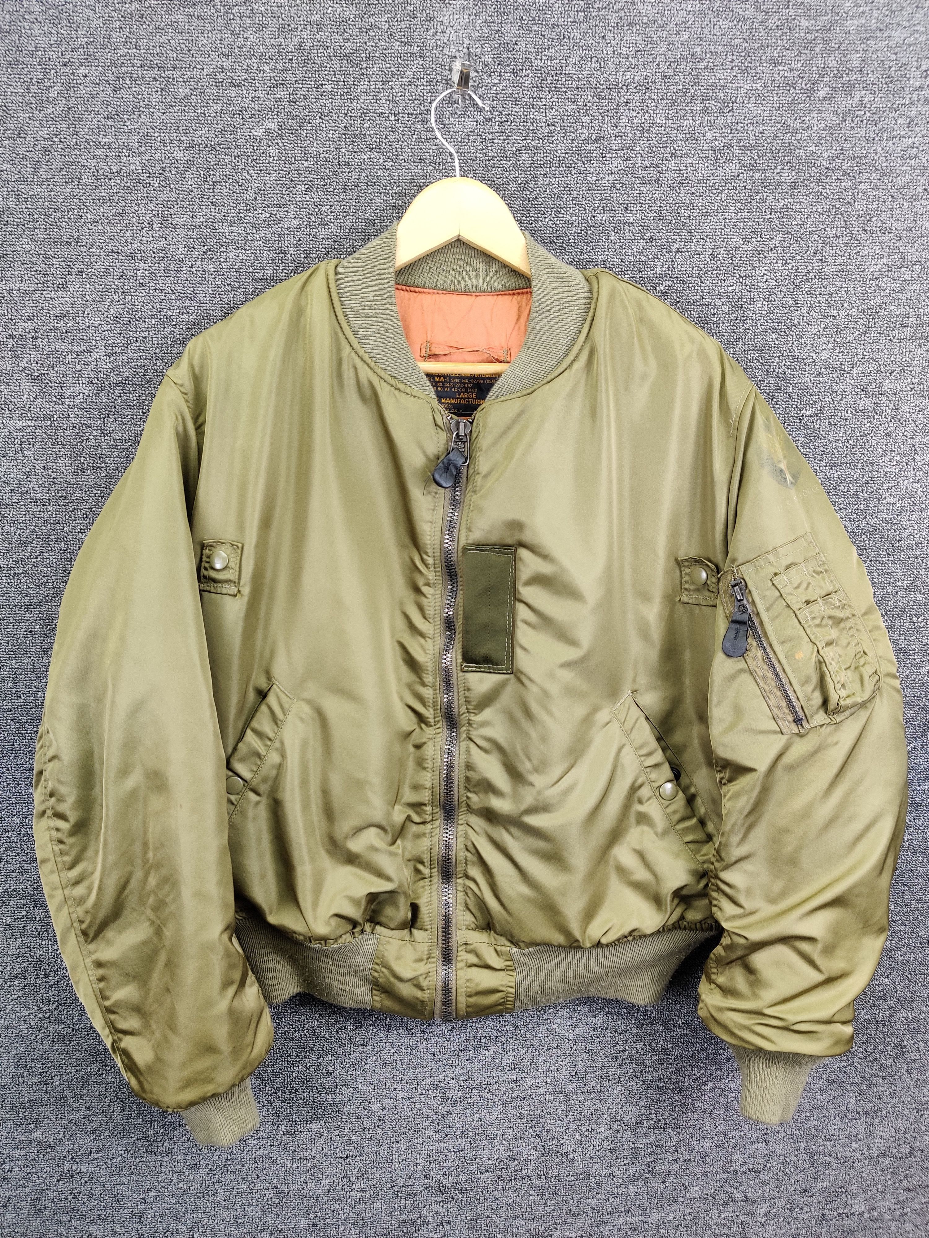Hope Vintage 90's Hope MFG US Air Force Ma-1 Flight Bomber Jacket | Grailed