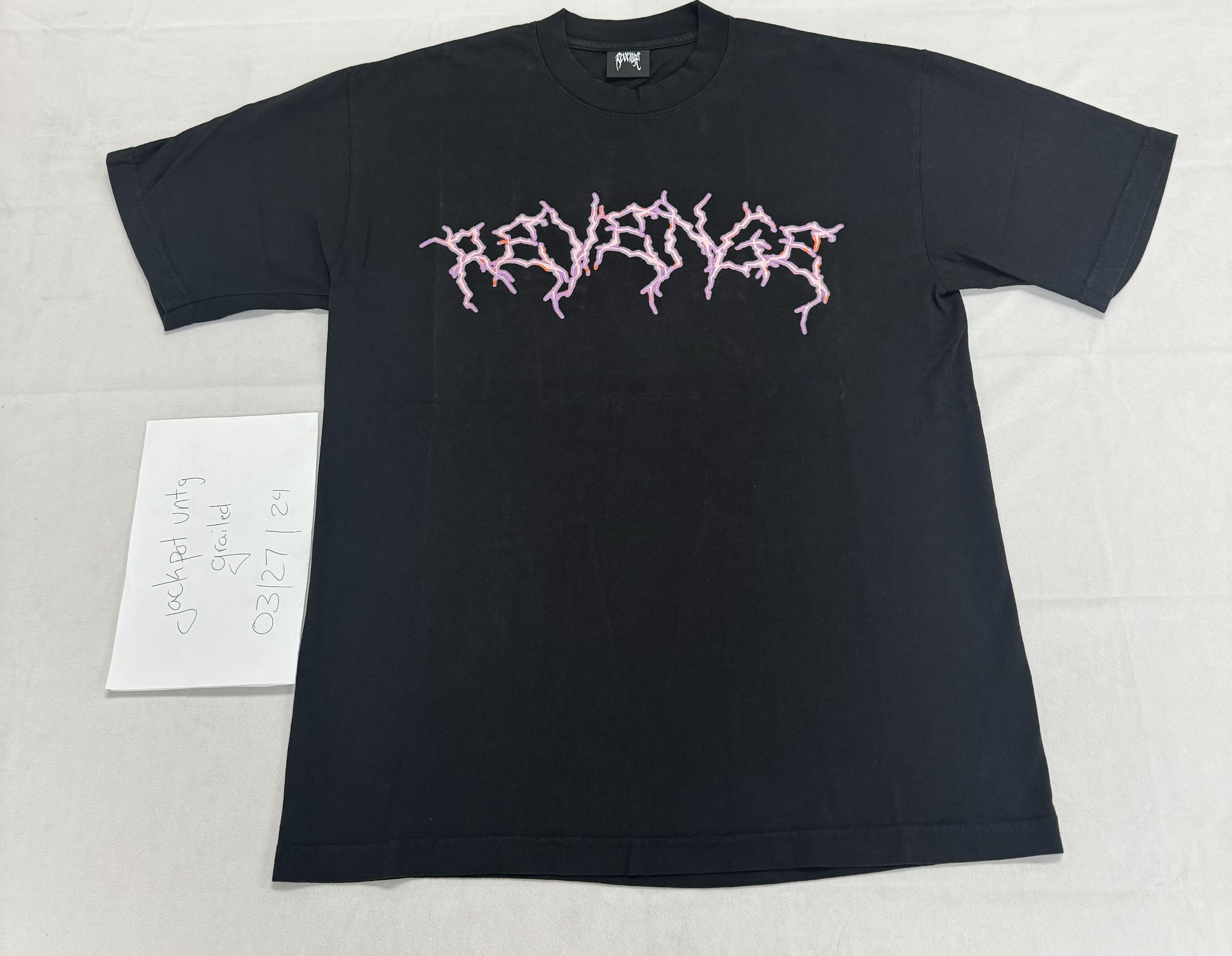Revenge Revenge Lightning Anarchy Logo Tee Size XL | Grailed