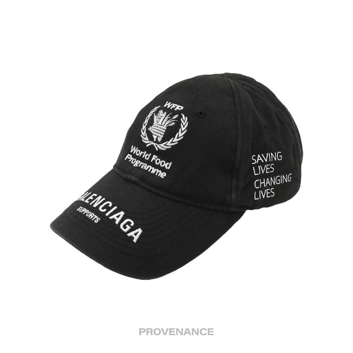 Balenciaga 🔴 Balenciaga WFP World Food Programme Cap - Black | Grailed
