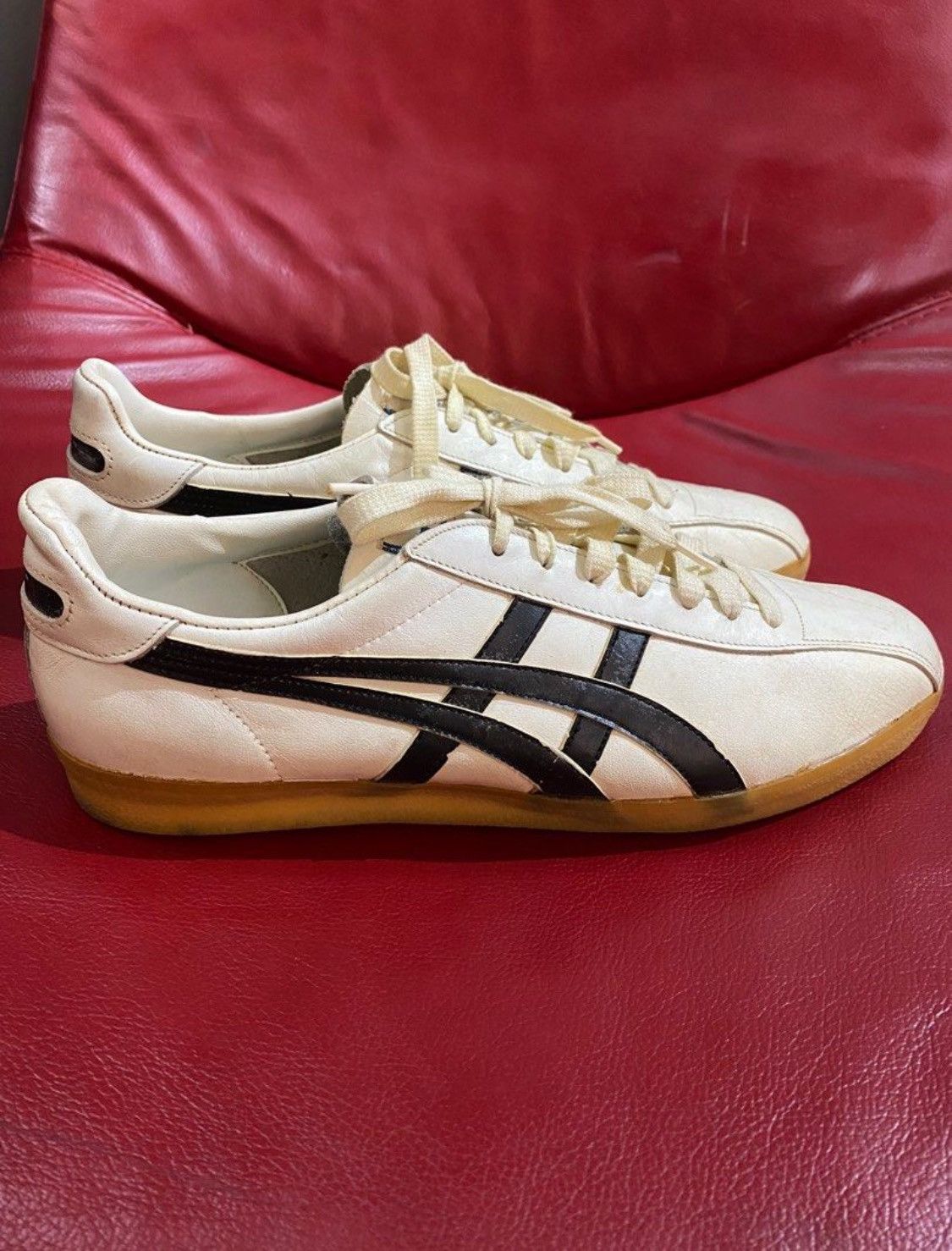 Vintage SUPER RARE 1970 ONITSUKA TIGER VINTAGE MADE IN JAPAN LEATHER ...