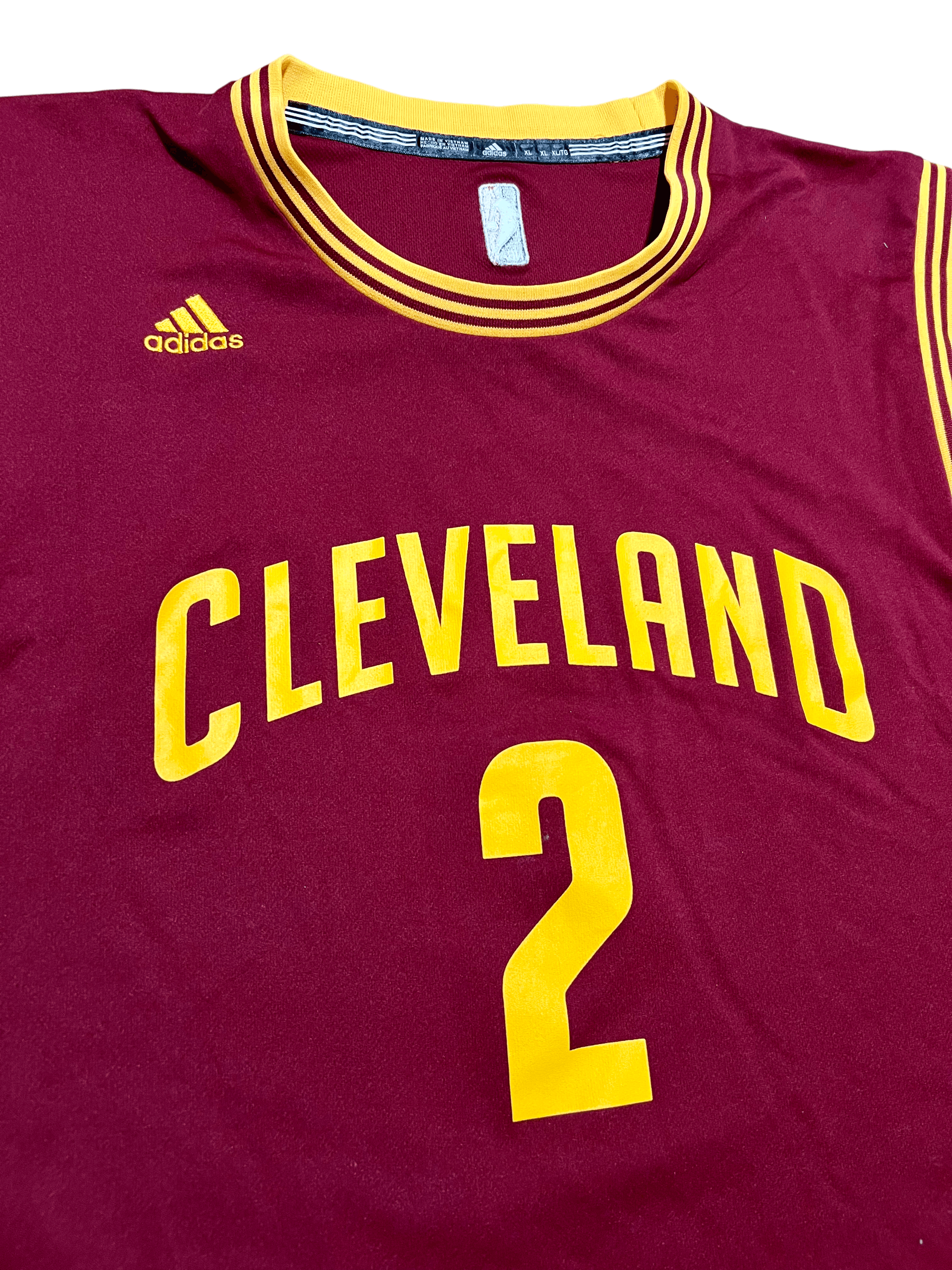 Adidas Kyrie Irving Cleveland Cavaliers Adidas Wine & Gold Jersey | Grailed