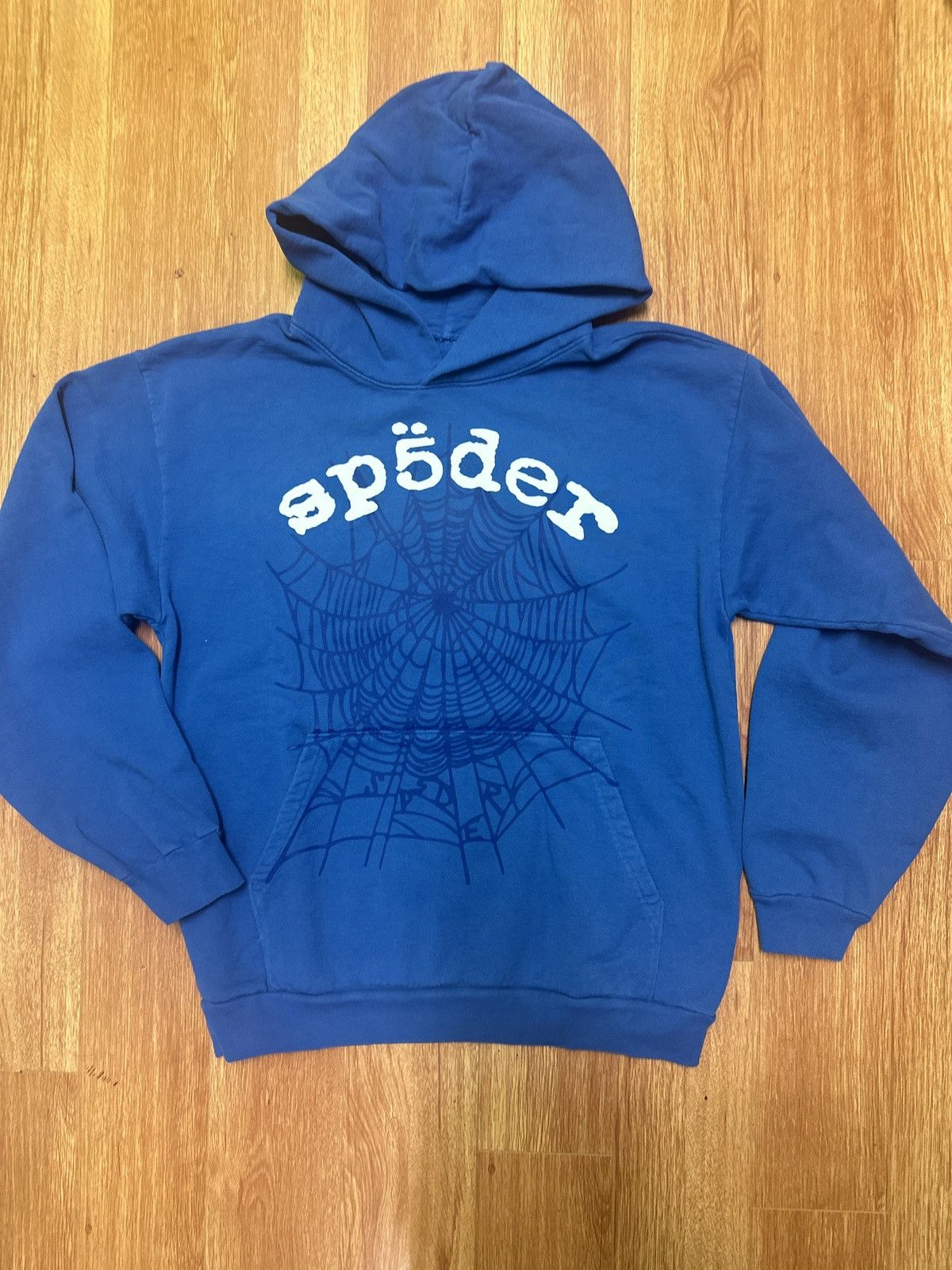 Spider Worldwide Sp5der Legacy Hoodie Blue (M) | Grailed