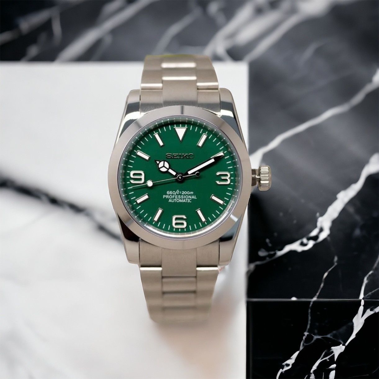 Japanese Brand × Seiko × Watch Seiko Mod Explorer 1 Watch 36mm Green ...