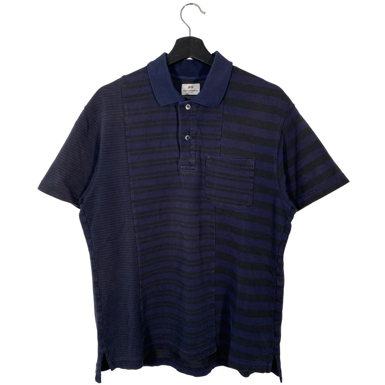 Engineered Garments Engineered Garments x Uniqlo Striped pique S/S Polo ...