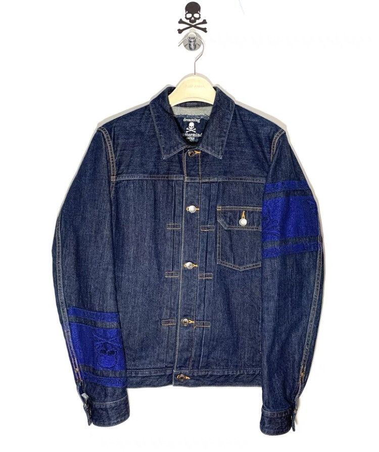 Mastermind Japan Mastermind Japan Blue Line Denim Jacket | Grailed