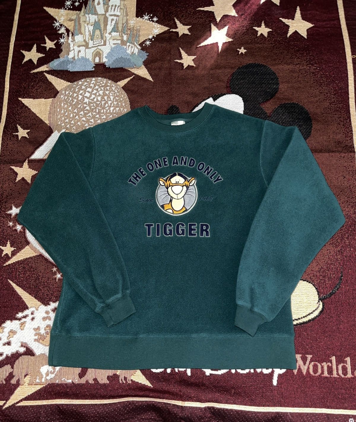 Disney × Vintage Vintage 90s Disney Tigger Fleece Sweatshirt | Grailed