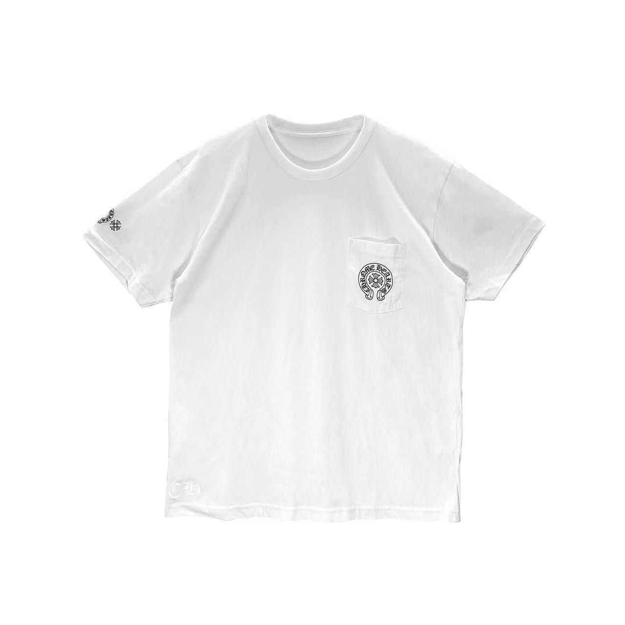 Chrome Hearts Chrome Hearts Gradient Circle Script Logo Short Sleeve ...