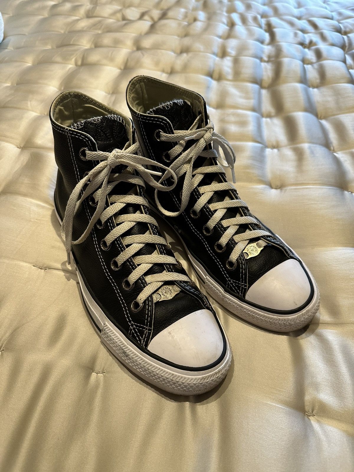 Chrome Hearts × Converse Chrome Hearts Leather Converse | Grailed