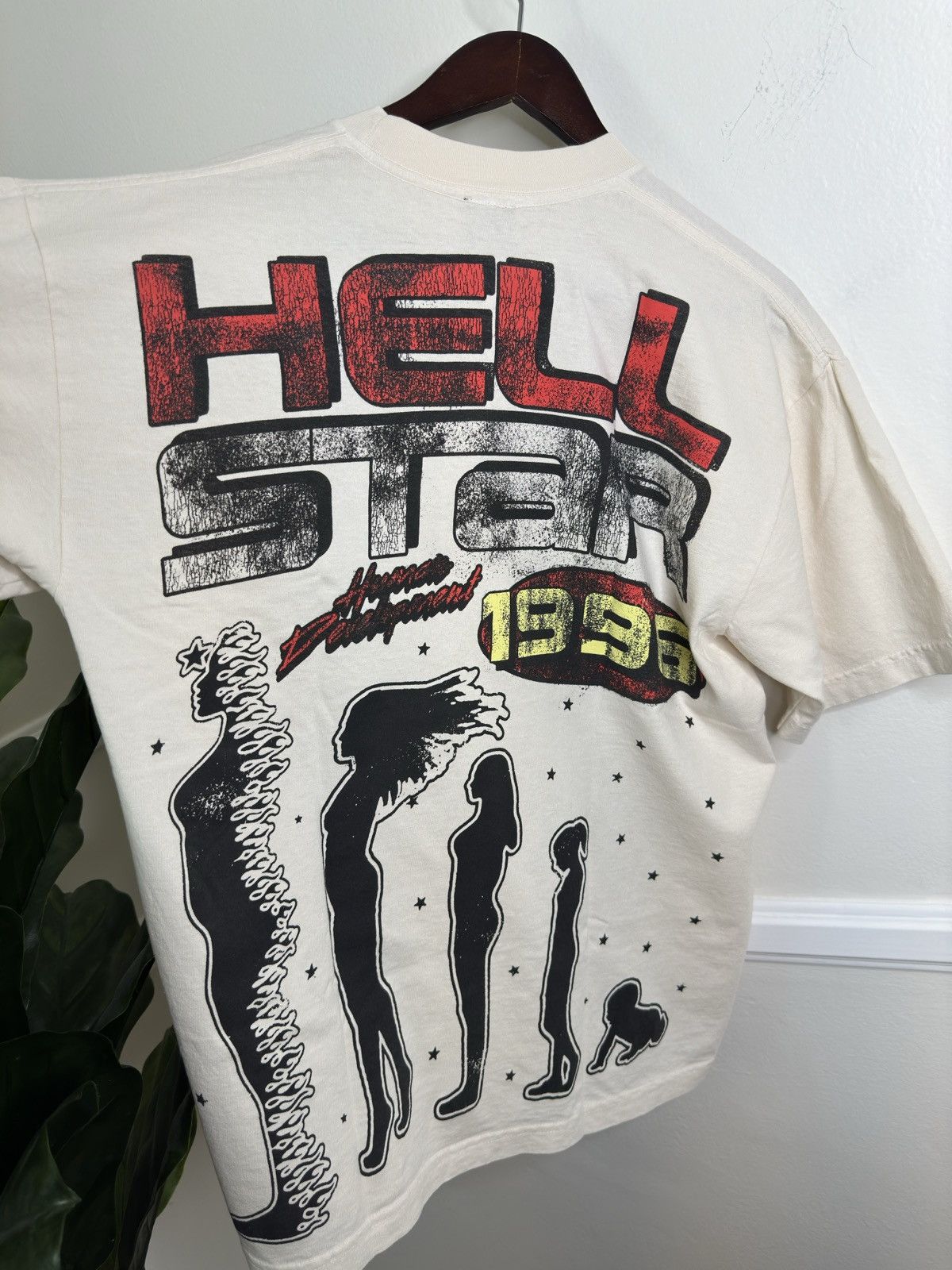 HELLSTAR Hellstar Studios Human Development Tee Cream | Grailed