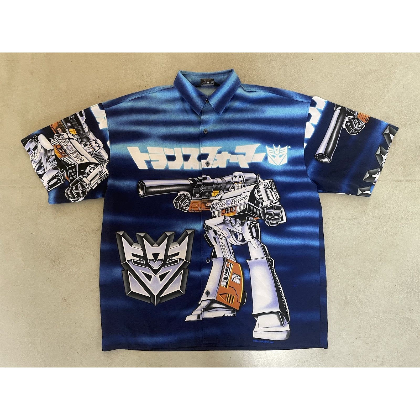 Changes Vintage 2001 Hasbro Changes Transformers Megatron Button Up ...