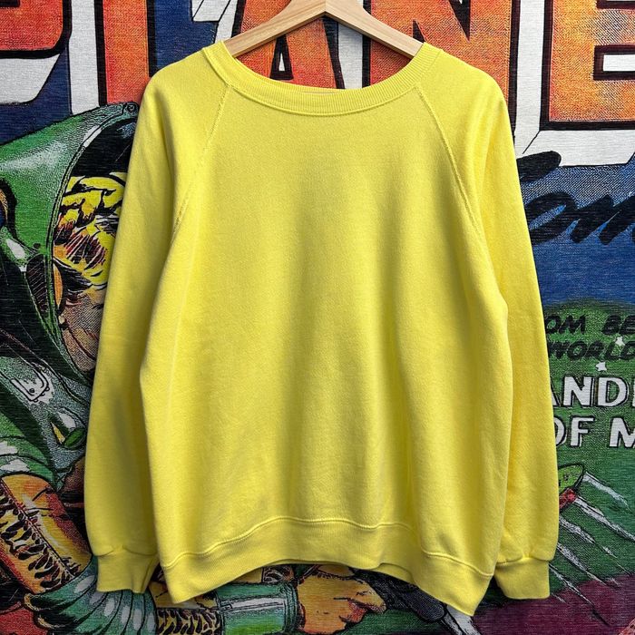 Vintage Vintage 80’s Hanes Yellow Sweater Size Large | Grailed