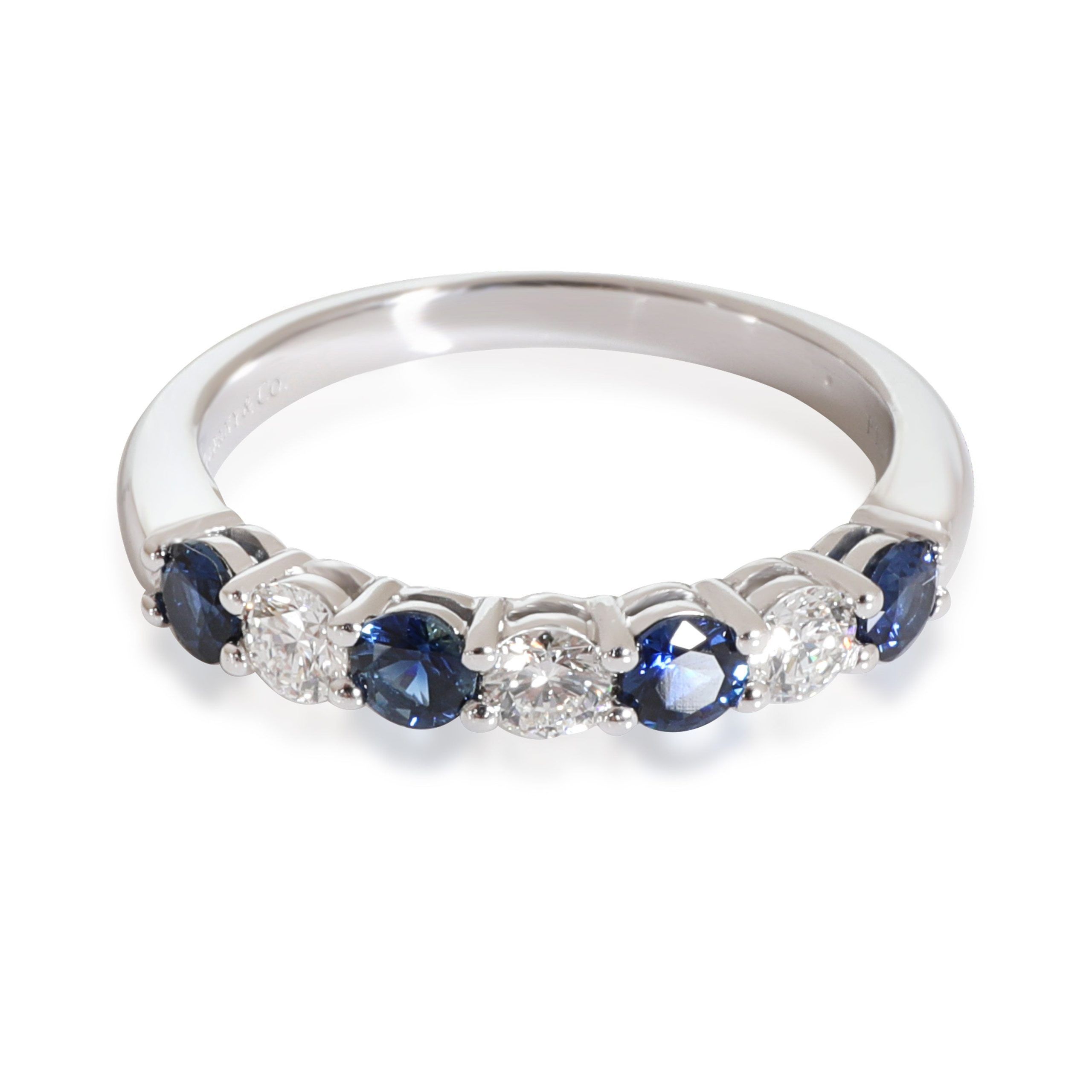Tiffany & Co. Tiffany & Co. Embrace Sapphire & Diamond Band in Platinum 0.24 CTW | Grailed