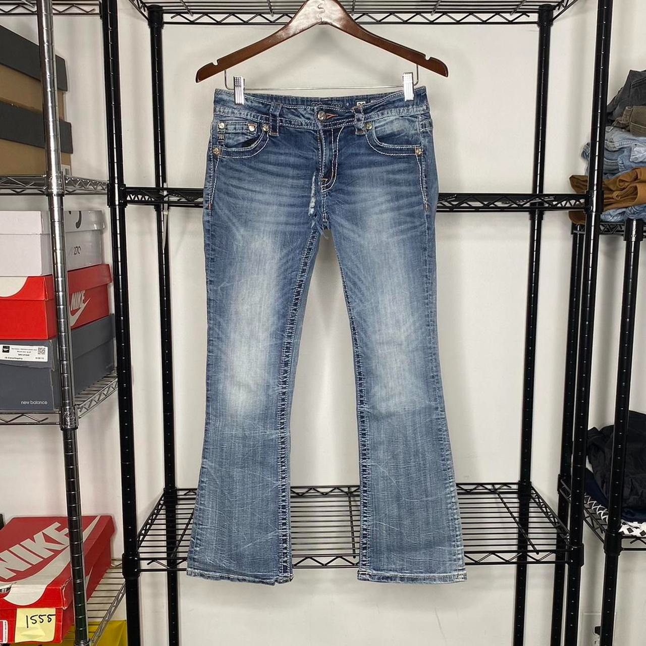 Miss Me Missme Distressed Signature Signature Boot Design Jeans | Grailed