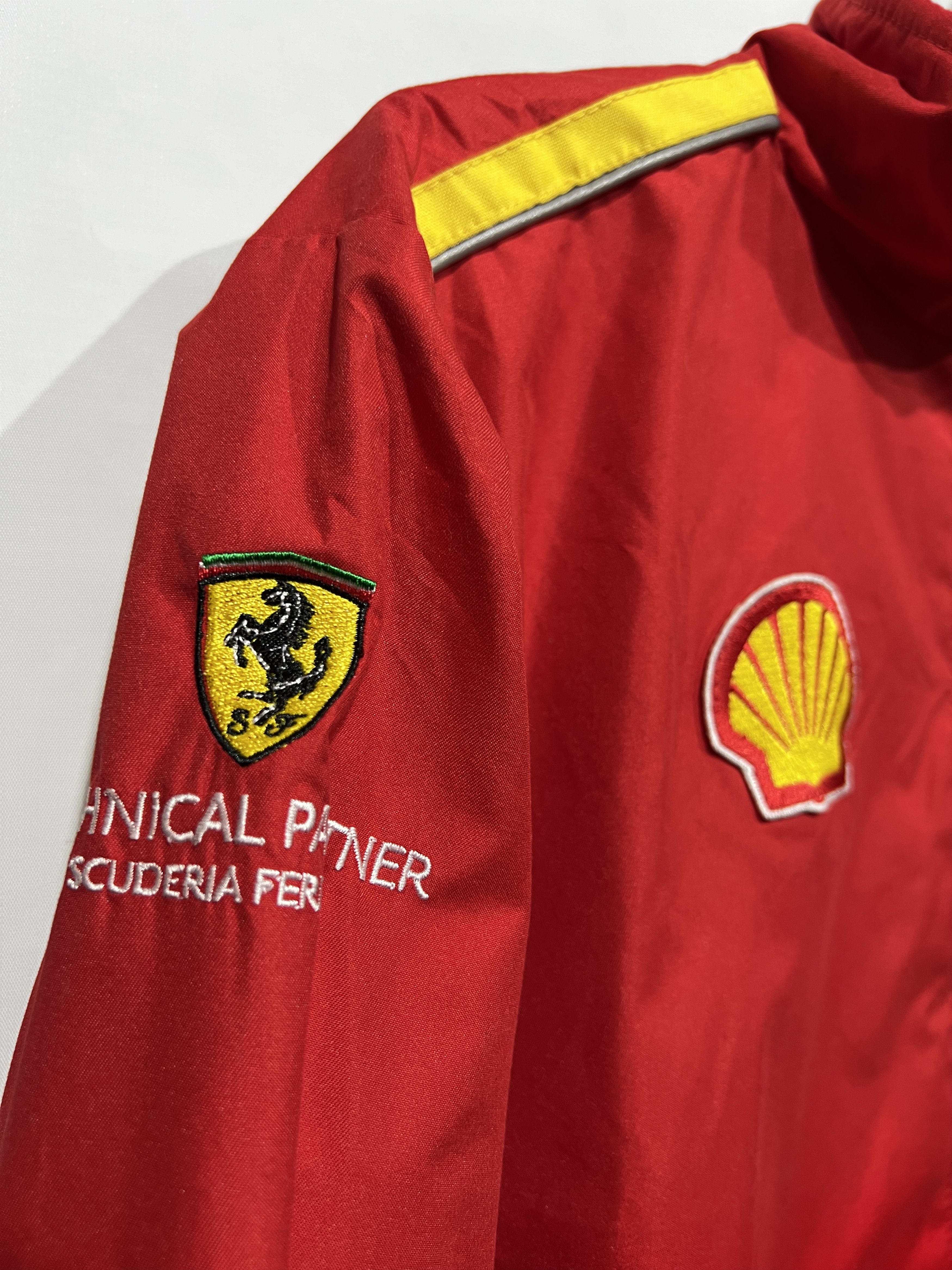 Uniform Wares Vintage Ferrari Shell Zip Uniform Windbreaker Fleece ...