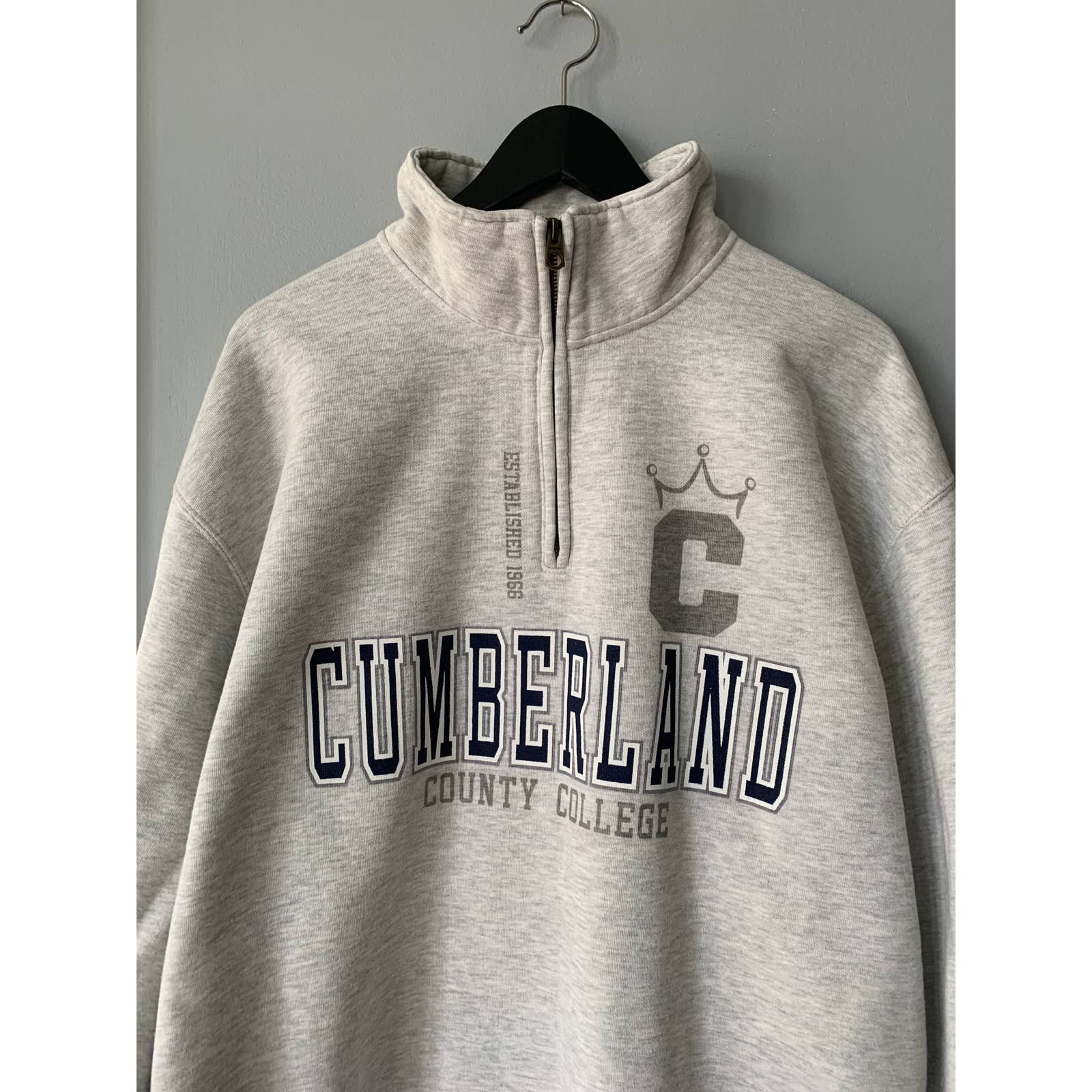 Jansport × Streetwear × Vintage 90s Cumberland County College Half-zip ...